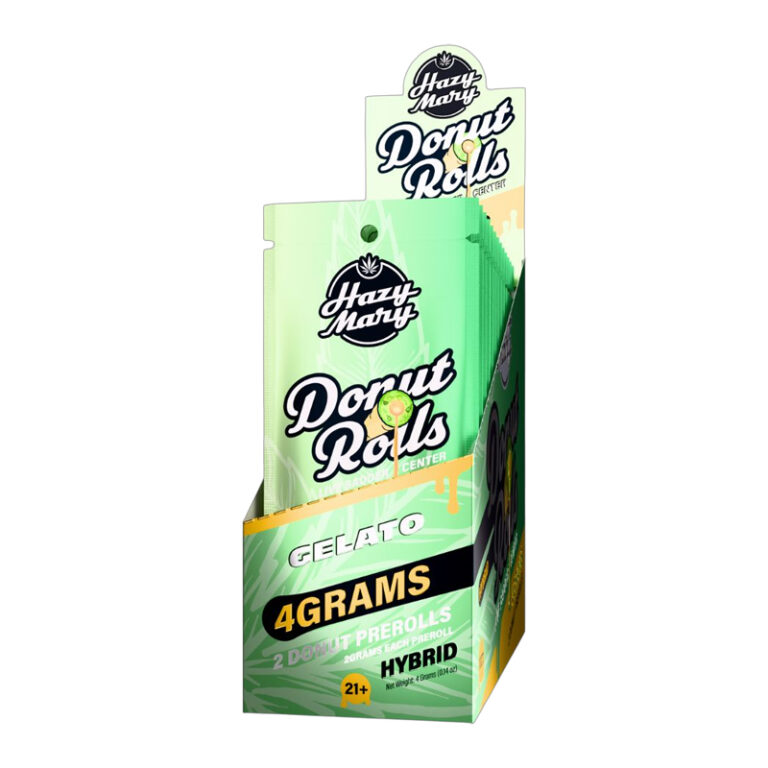 HAZY MARY THC-A DONUT PRE ROLLS 4GM 2CT PACK -BOX OF 10 PACK – Eagle ...