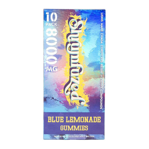SHRUMFUZED 8000MG BLUE LEMONADE GUMMIES 10PK – BOX OF 5 – Eagle ...