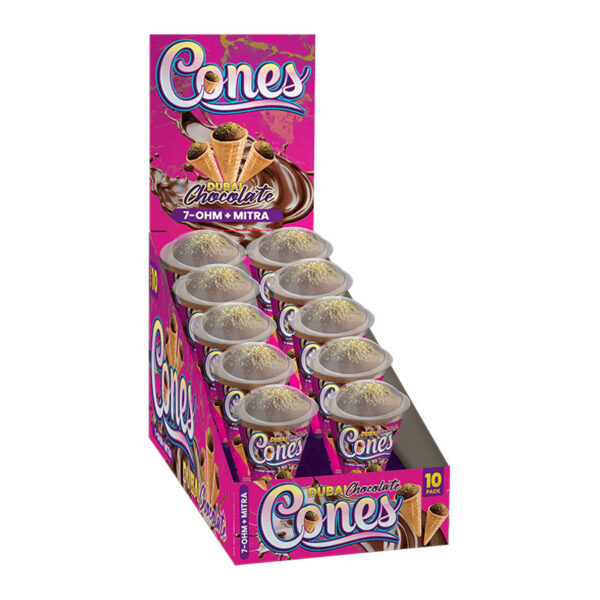 CONES DUBAI CHOCOLATE – PACK OF 10 – Eagle Distribution