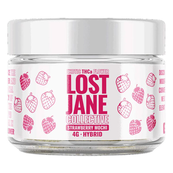 LOST JANE COLLECTIVE THCA FLOWER STRAWBERRY MOCHI HYBRID 4G JAR – Eagle ...