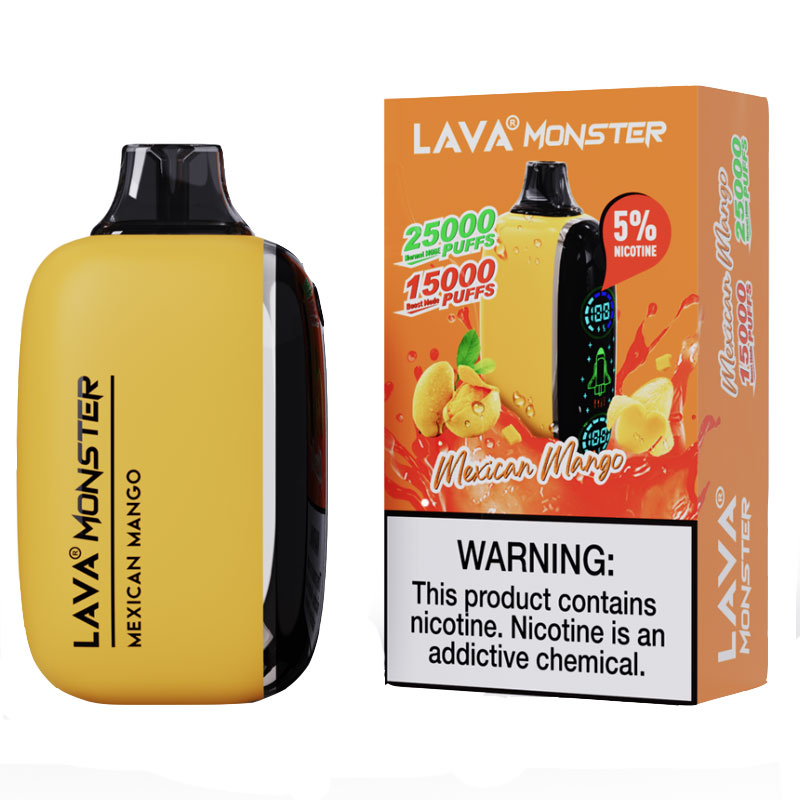 LAVA MONSTER 25K MEXICAN MANGO 5% – BOX OF 5 – Eagle Distribution