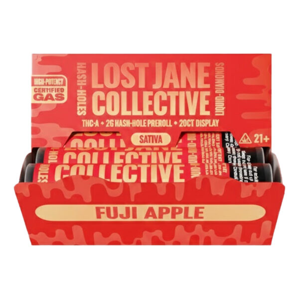 LOST JANE COLLECTIVE THCA 2G HASH HOLE PREROLL SATIVA FUJI APPLE – BOX ...