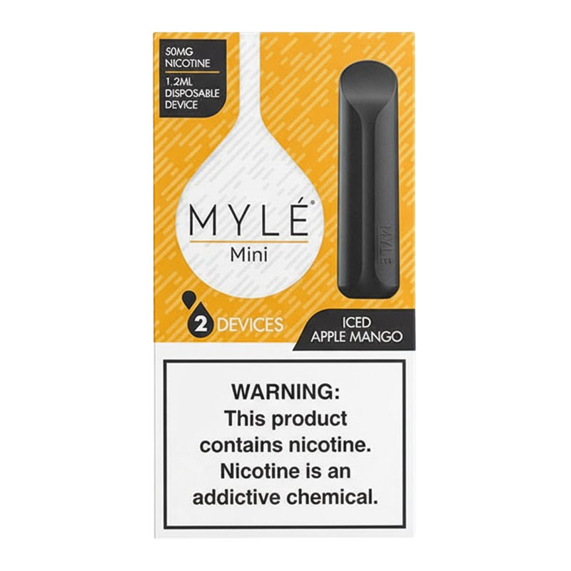 MYLE MINI ICED APPLE MANGO 5% 2 PK – BOX OF 10 – Eagle Distribution
