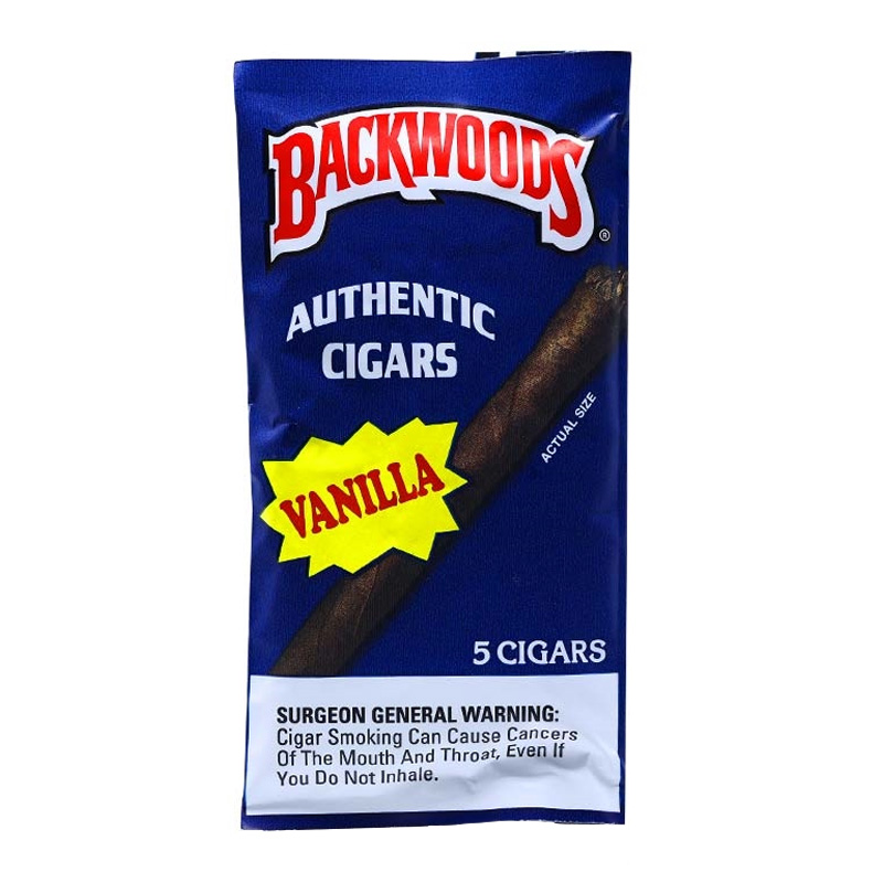 BACKWOODS 5PK CIGAR VANILLA – BOX OF 8 – Eagle Distribution
