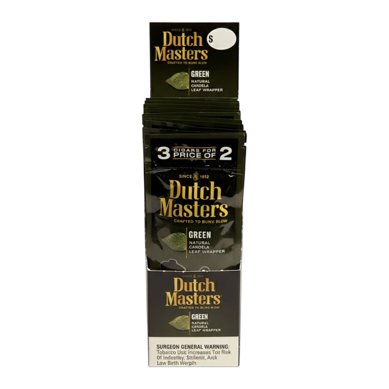 DUTCH MASTERS 3PK PREMIUM CIGARILLOS GREEN 30CT – DUAL BOX OF 10 ...